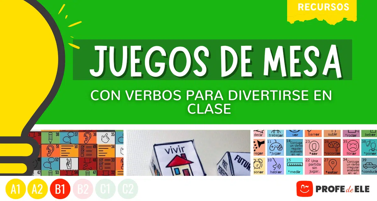 Juegos De Mesa Con Verbos Para Divertirse En Clase Juego De Mesa: