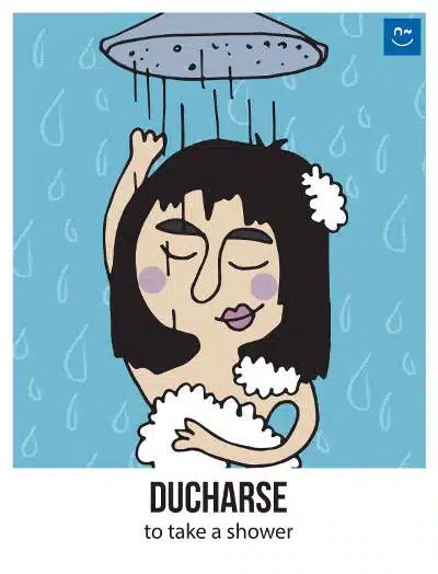 Vocabulario de los verbos en español ilustrado (del 1 al 20) - ProfedeELE