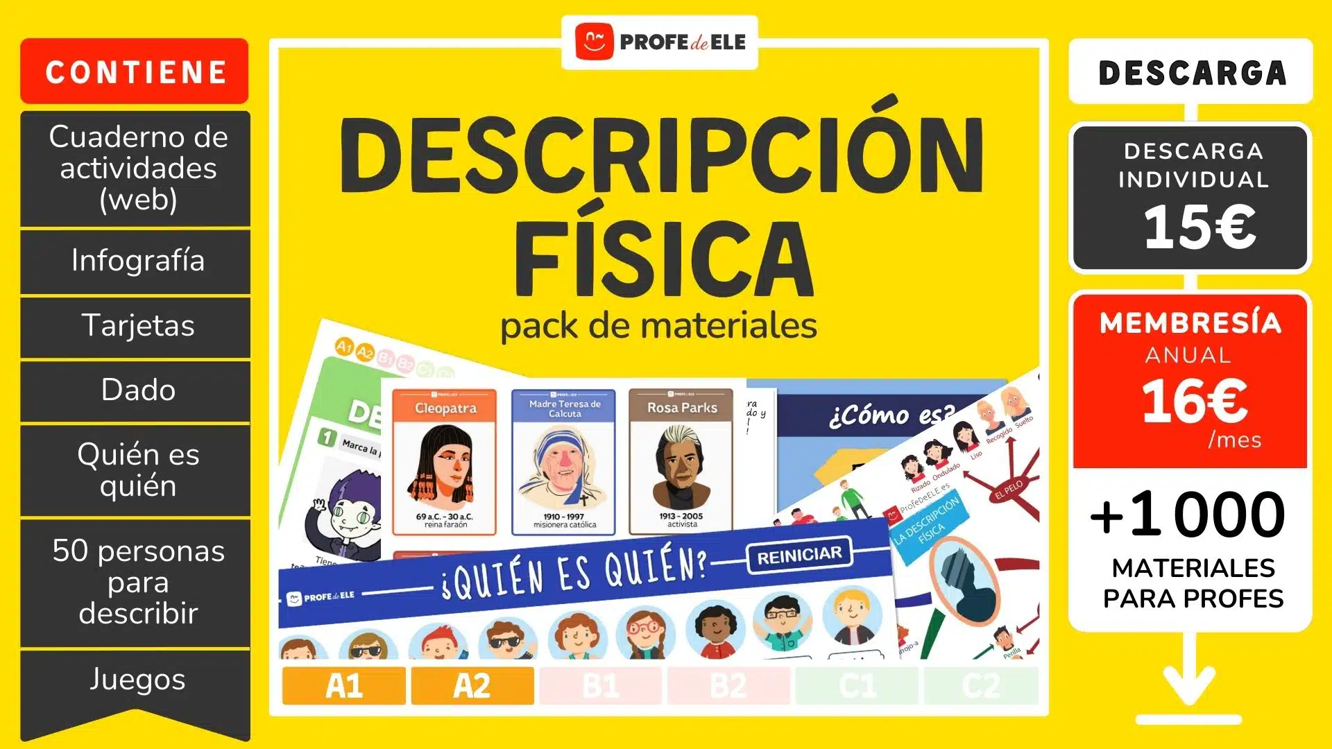 Descripción del físico en español - ProfedeELE