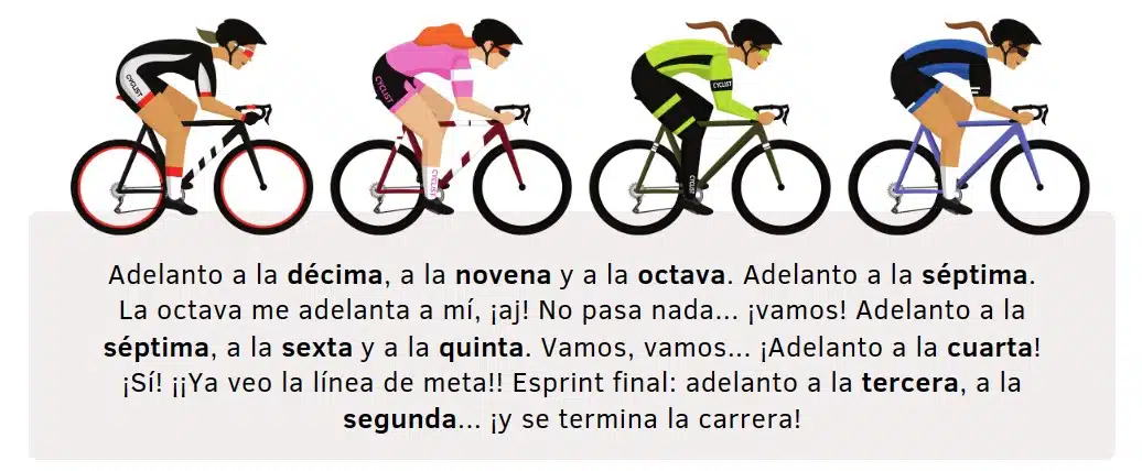 Los números ordinales - ProfedeELE