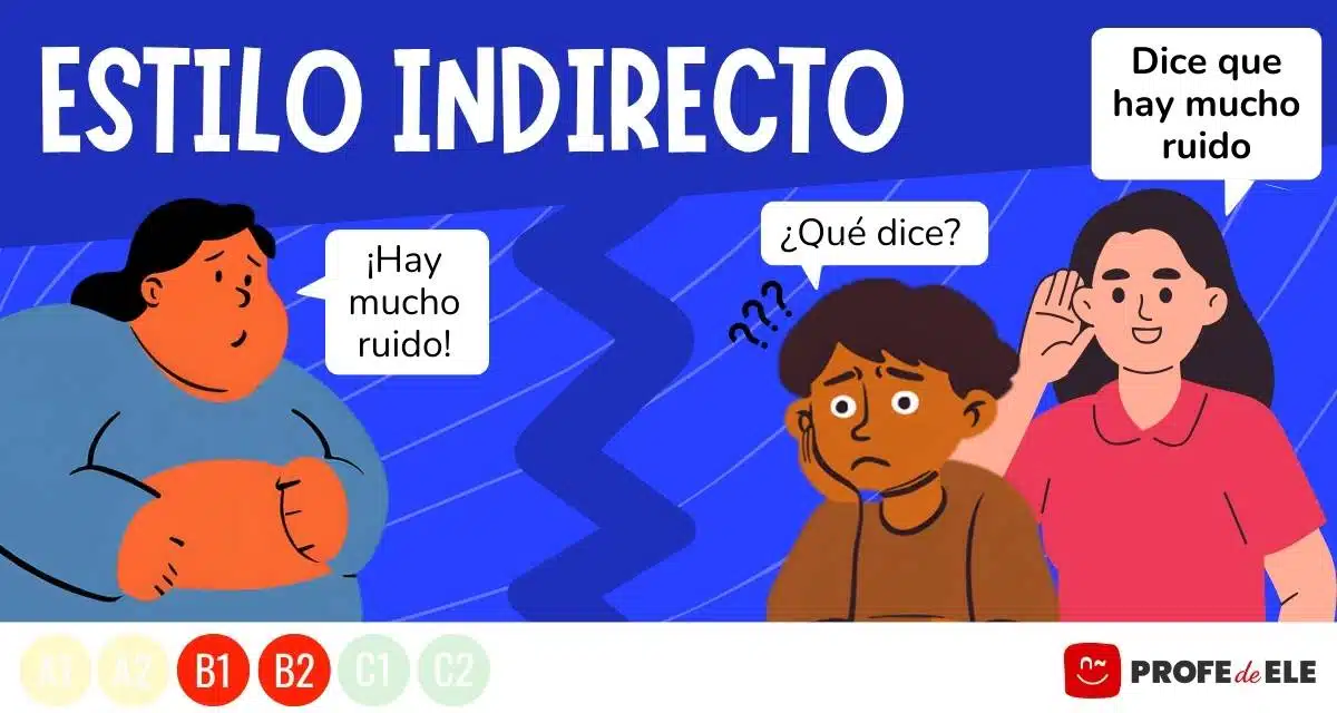 Estilo indirecto en español: Explicación y ejercicios