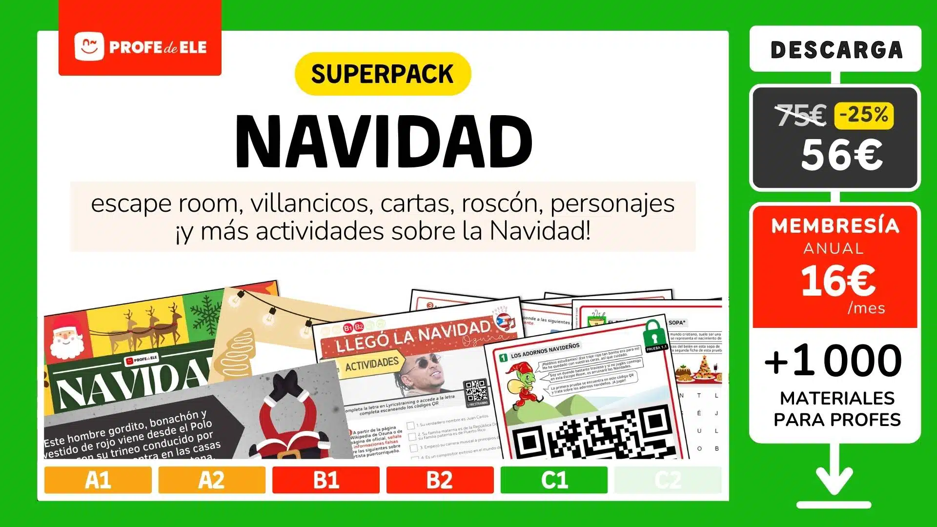 Escape Room: Salva la Navidad - ProfedeELE