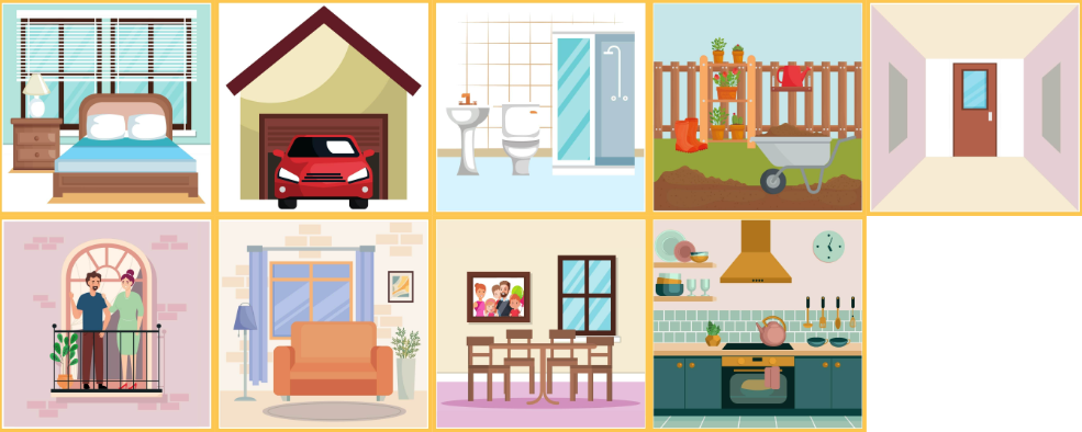 Hoja De Trabajo Sobre Partes De La Casa